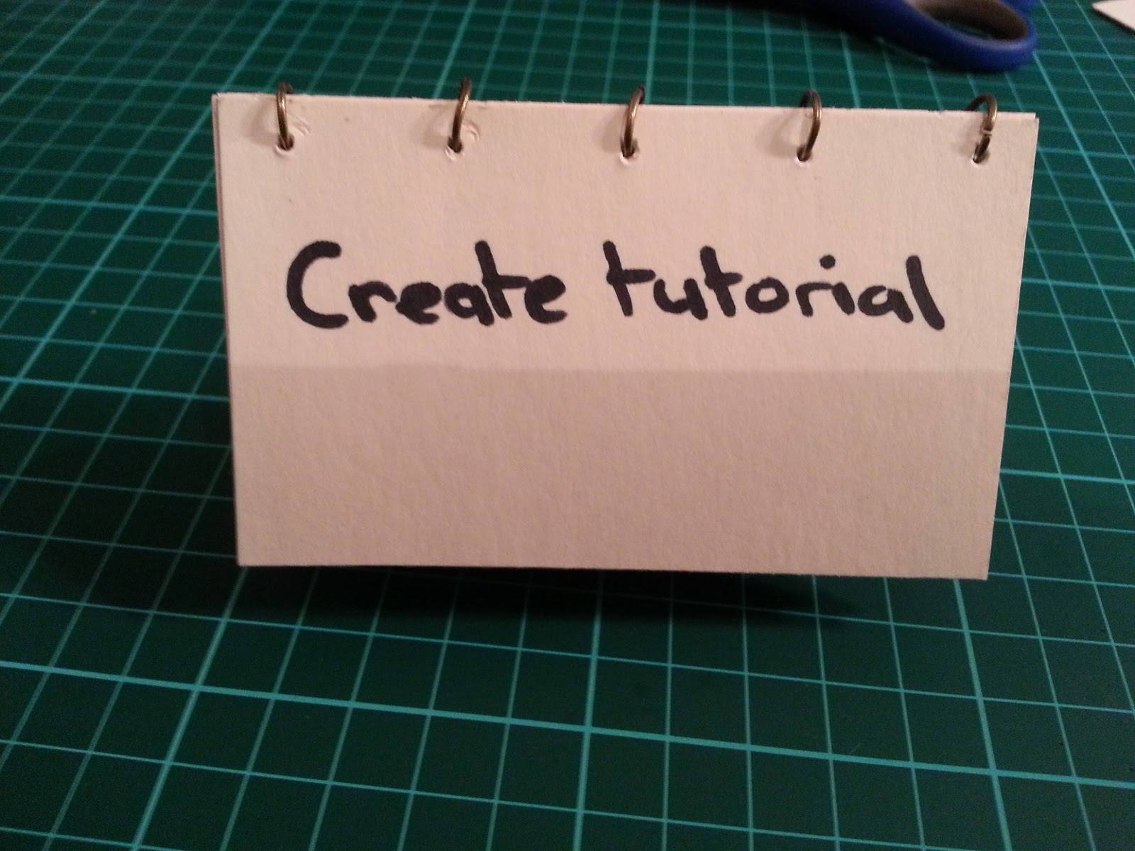 Did It Myself Craft Tutorials: Mini desk reminder tutorial