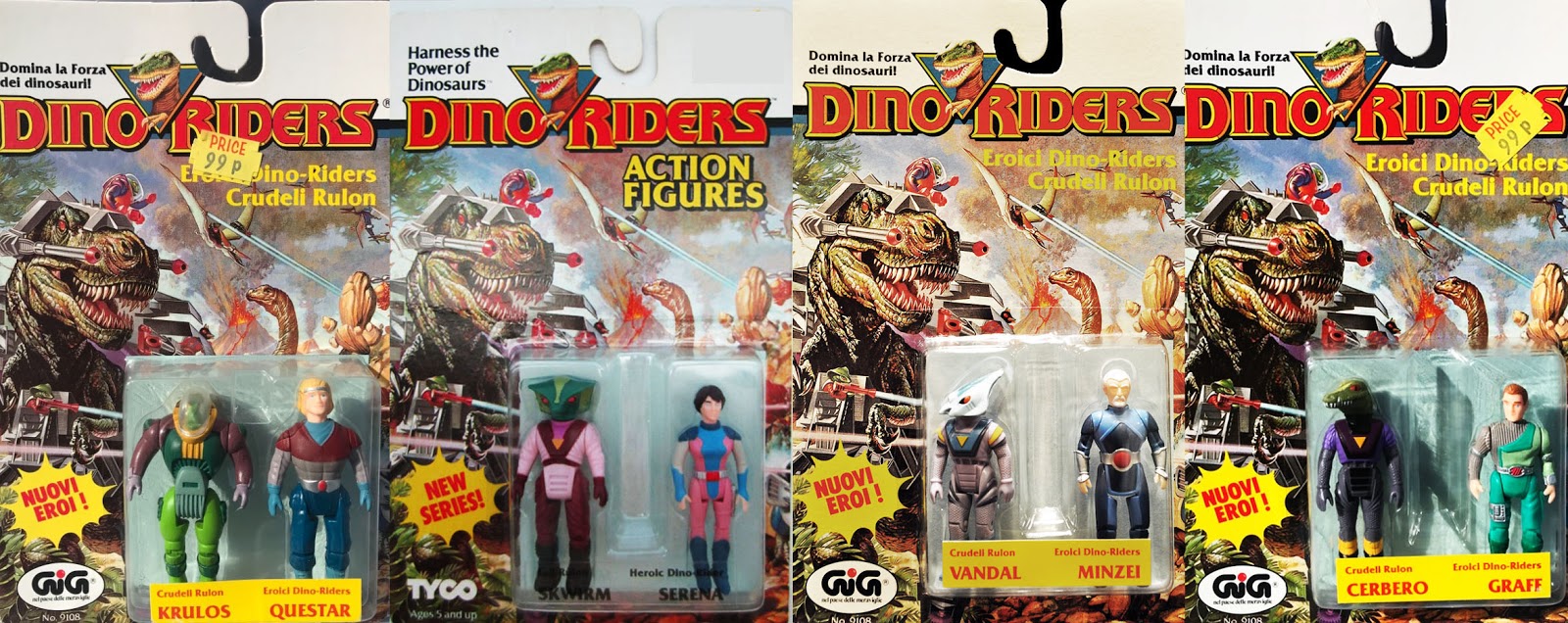 Dino-Riders, tutta la linea recensita (parte II, 1989-1990)
