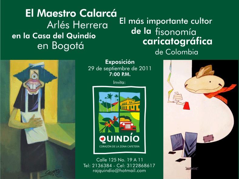 Humor y Risoterapia: EL MAESTRO CALARCÁ EN LA CASA DEL QUINDÍO EN BOGOTÁ