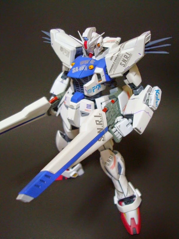 Gundam Family: MG 1/100 F91 Gundam F91 Custom Build
