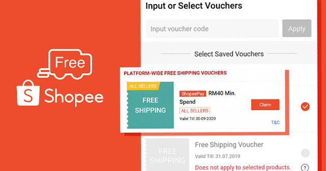 Cara Daftar FREE SHIPPING Shopee Buat Peniaga Kedai Shopee