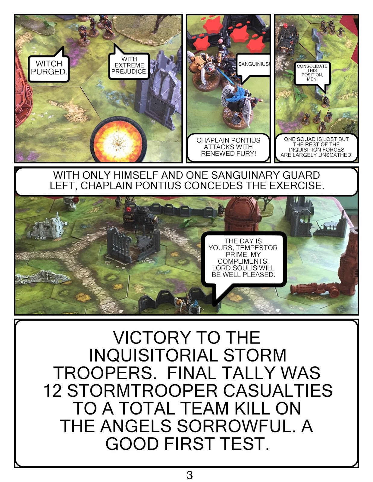 Swords and Space: Battle Report: Warhammer 40,000 Training Exercise