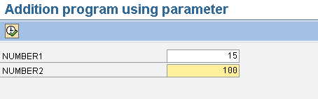 Adding two numbers in SAP ABAP using parameters. | SAP ABAP Online ...
