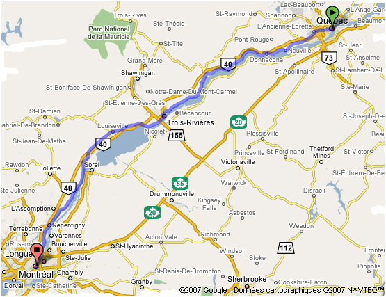Escapade hivernale au Québec: Le chemin du Roy
