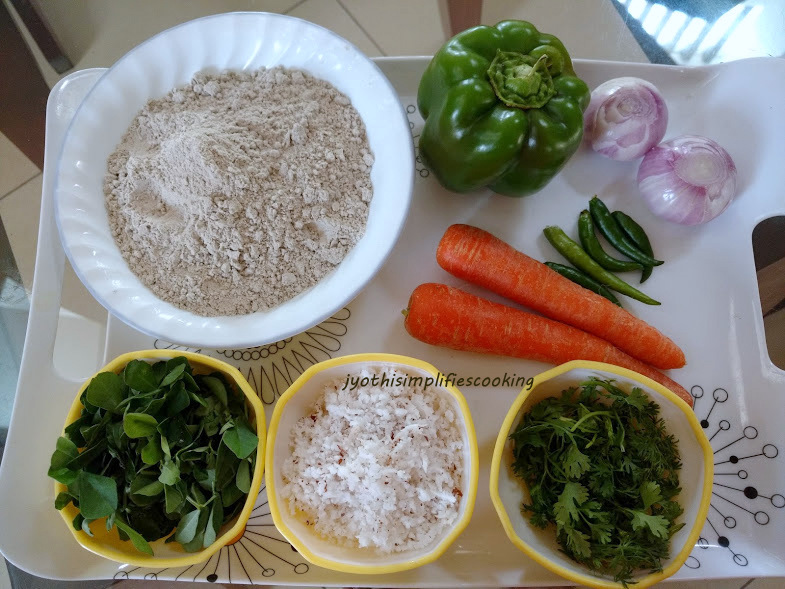VEGETABLE SAJJE ROTTI/VEGETABLE PEARL MILLET ROTTI/SABZIWALA BAJRA ROTI