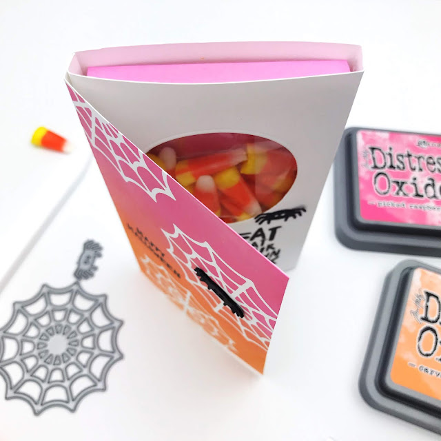 carly tee: diy halloween treat boxes with essentials by ellen