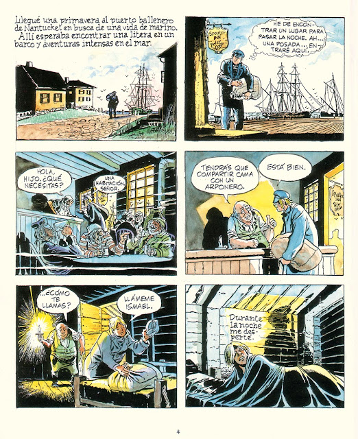 Caleta de cara al mar: HISTORIETA MOBY DICK ILUSTRADA POR WILL EISNER