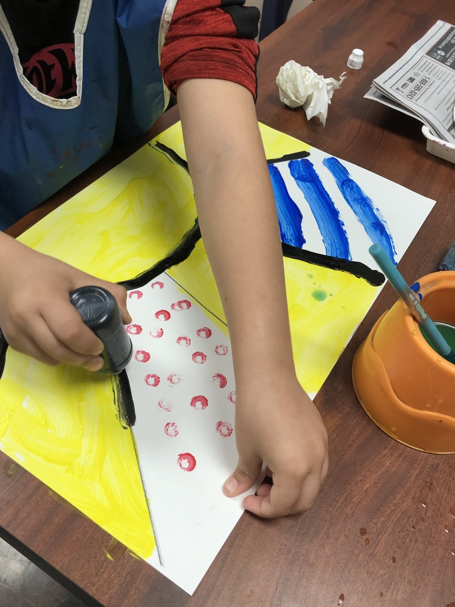 Mrs. Harris' art room: Roy Lichtenstein kindergarten art lesson