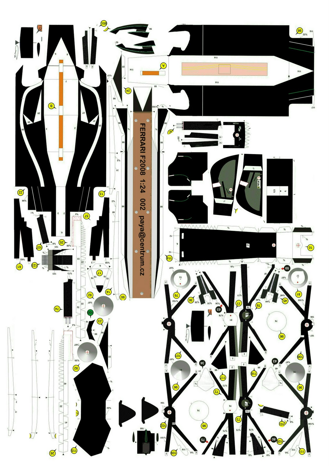 Papel mania: ferrari de papel