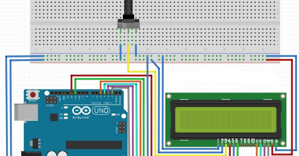 16×2 LCD Ekran Kullanımı - Dijital Elektronik Arduino Devre Paylaşım ...