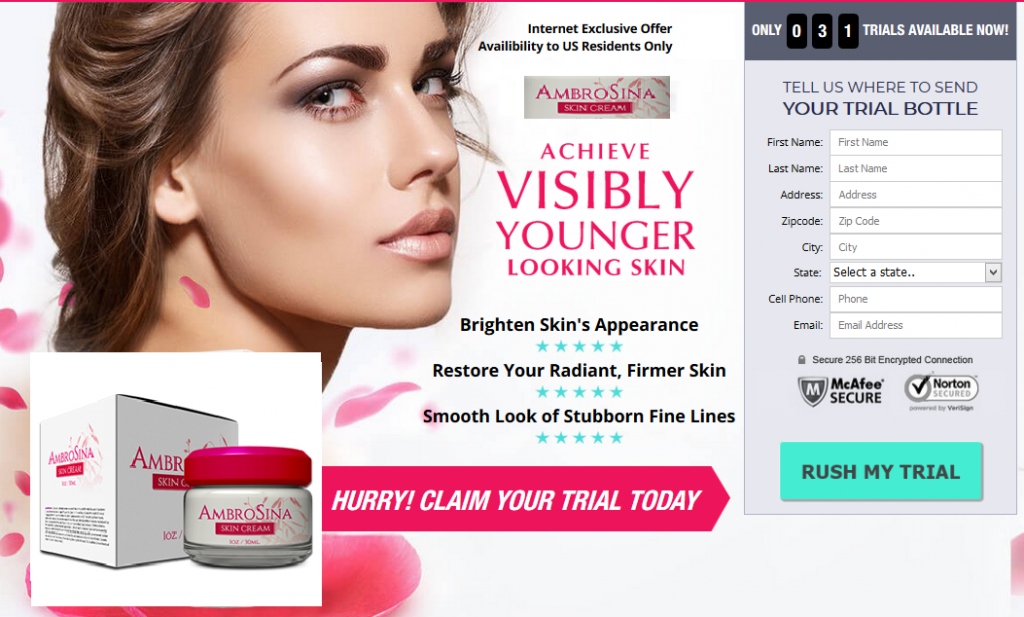 AmbroSina Skin Cream : Remove Dark Spot Circle And Wrinkles Skin