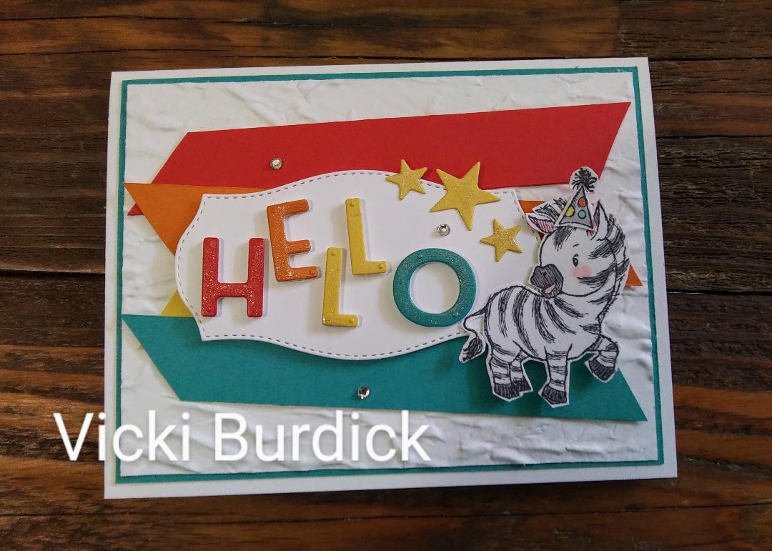 It's a Stamp Thing: Zany Zebra Hello