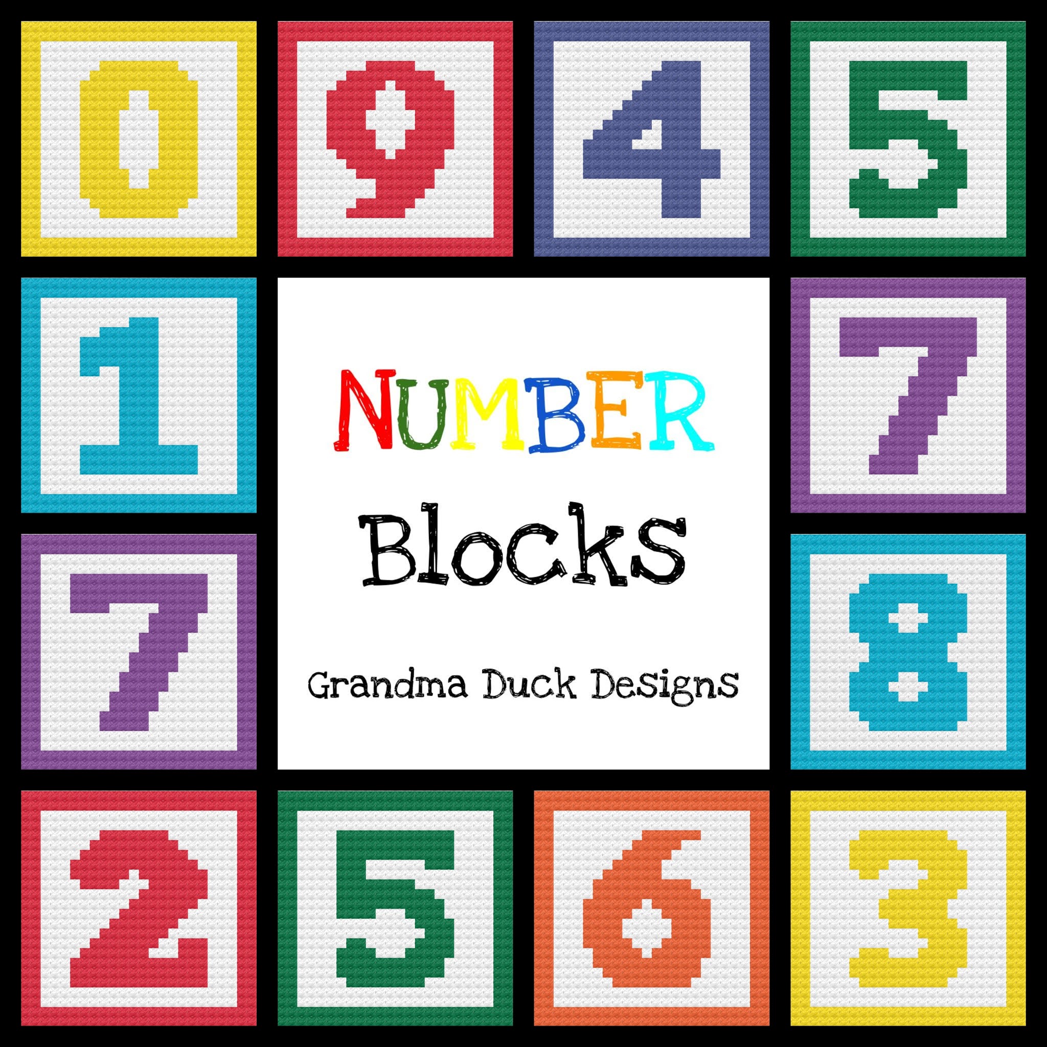 Grandma Duck Designs: Number Blocks