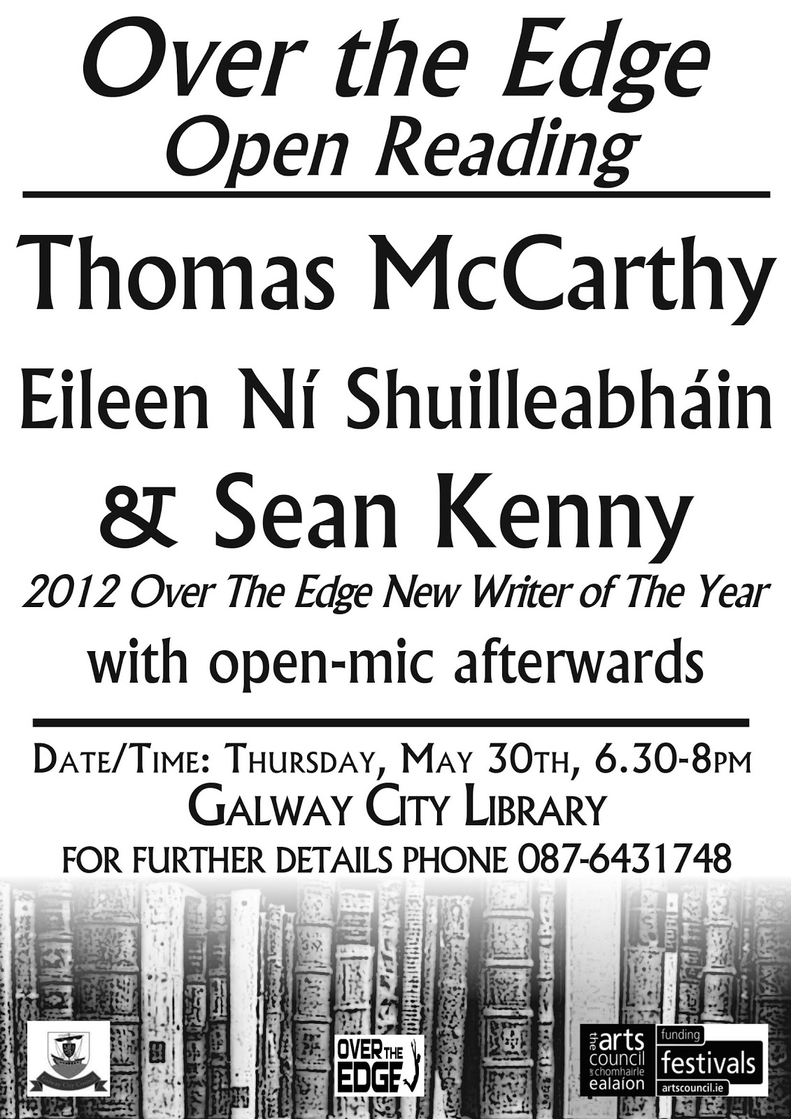Over The Edge: Thomas McCarthy, Eileen Ní Shuilleabháin & 2012 New ...