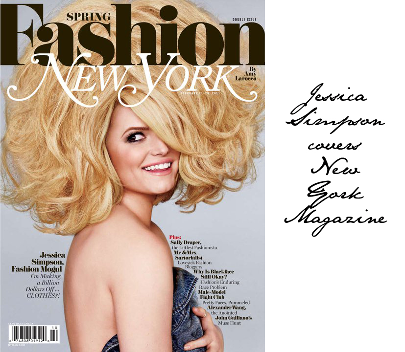 Jessica Simpson covers New York Magazine – Emily Jane Johnston