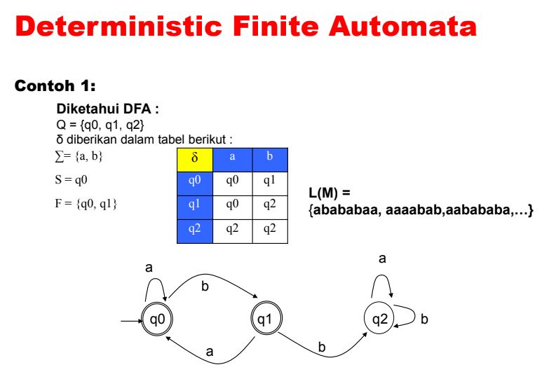 Finite State Automata & Non Finite State Automata