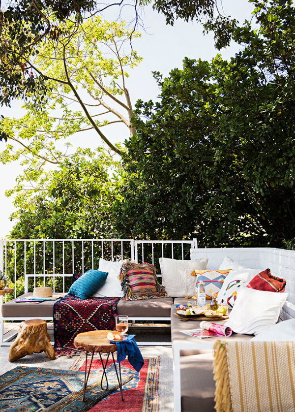 Disfrutar del exterior con un toque boho | Decoración