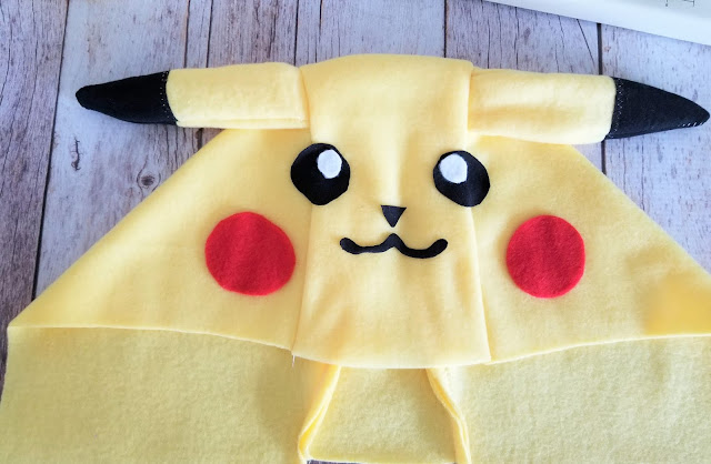 DIY Pikachu Costume Hoodie + Free Template | Sew Simple Home