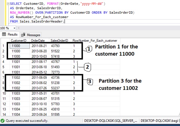 Microsoft Business Intelligence Rownumber Function Sql Server
