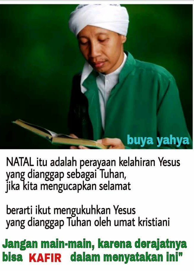 My Blog: Ini Penjelasan Buya Yahya Soal Ucapan Selamat Natal dan Toleransi My Blog: Ini Penjelasan Buya Yahya Soal Ucapan Selamat Natal dan Toleransi