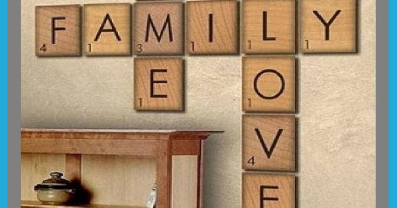 DIY And Household Tips: Peel And Stick Scrabble Letters
