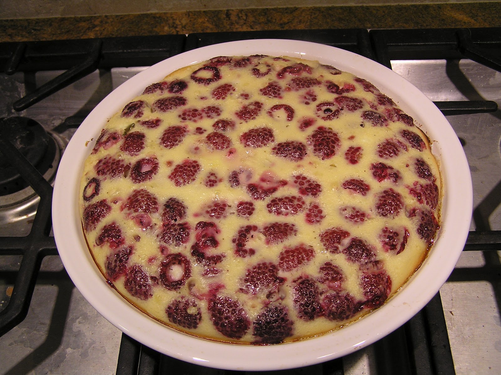 Raspberry Custard Pie