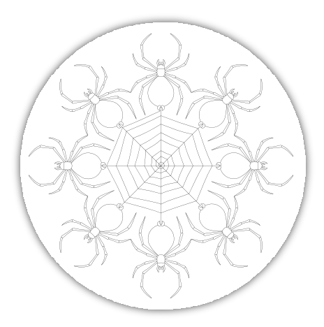 Imaginesque: Spider's Web Pattern