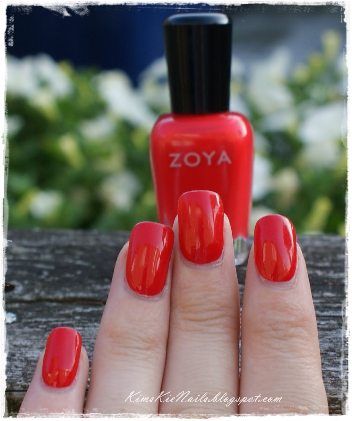 KimsKie's Nails: Zoya Maura: bloody red...