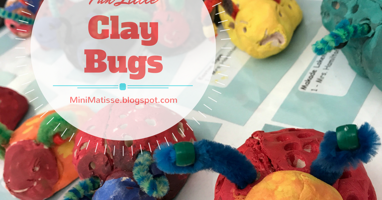 Mini Matisse: Clay Bugs - 1st grade
