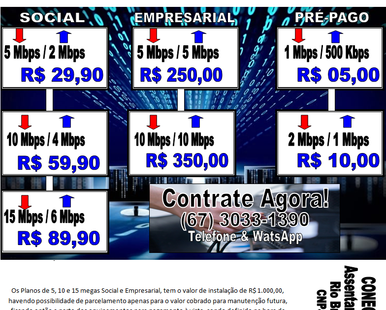 SAIBA MAIS SOBRE NOSSOS PLANOS DE INTERNET