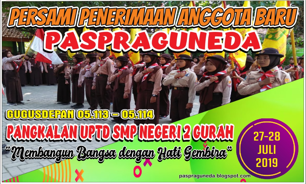 PASPRAGUNEDA: PERSAMI PENERIMAAN ANGGOTA BARU TAHUN 2019