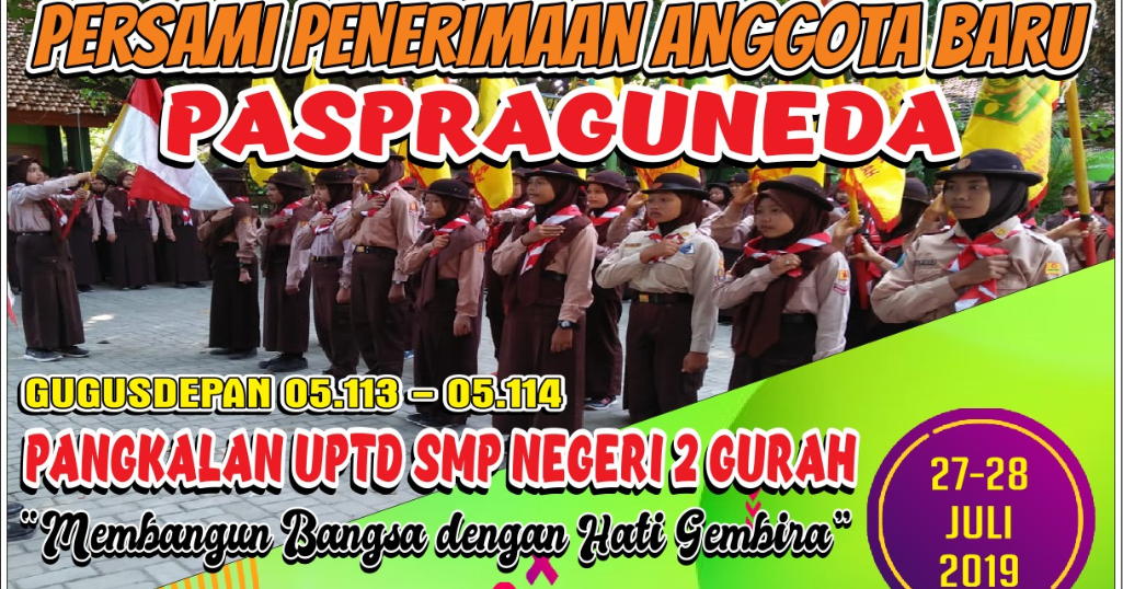 PASPRAGUNEDA: PERSAMI PENERIMAAN ANGGOTA BARU TAHUN 2019