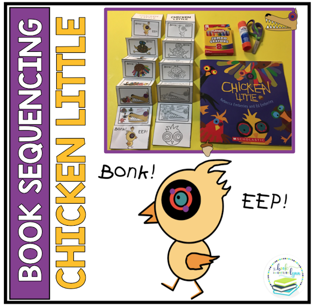CHICKEN LITTLE BOOK SEQUENCING CRAFT ~ Book Units by Lynn