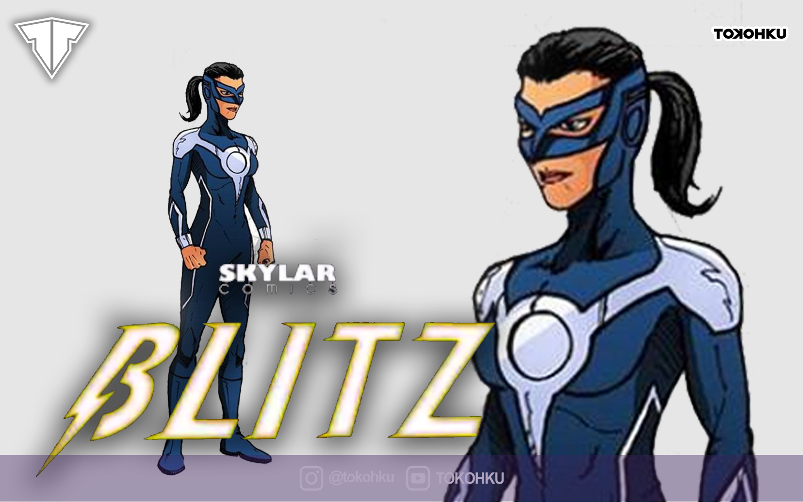 Tokoh Dari Skylar Comics, Blitz atau Badai Akan Menjadi Seri Live ...