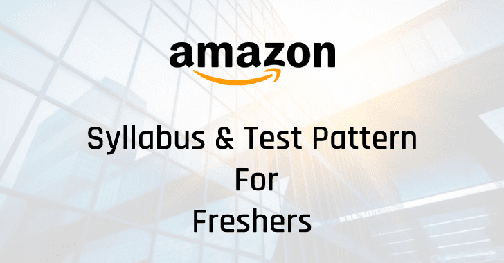 Amazon Exam Syllabus 2022 2023 PDF Download Latest Amazon Test Amazon Exam Syllabus 2022 2023 PDF Download Latest Amazon Test