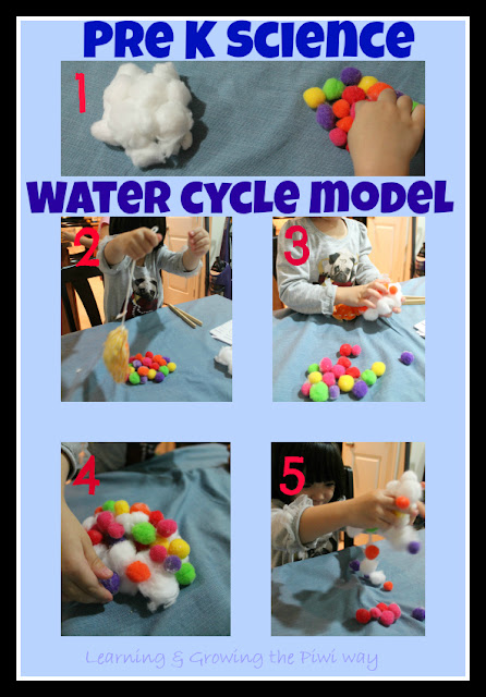 Preschool Puddles:Easy to make Water cycle model | Piwi Kids