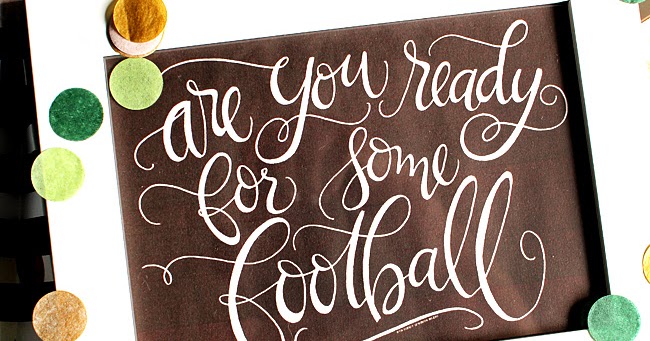 Eye Candy Creative Studio: ART PRINT :: Are You Ready for Some Football?