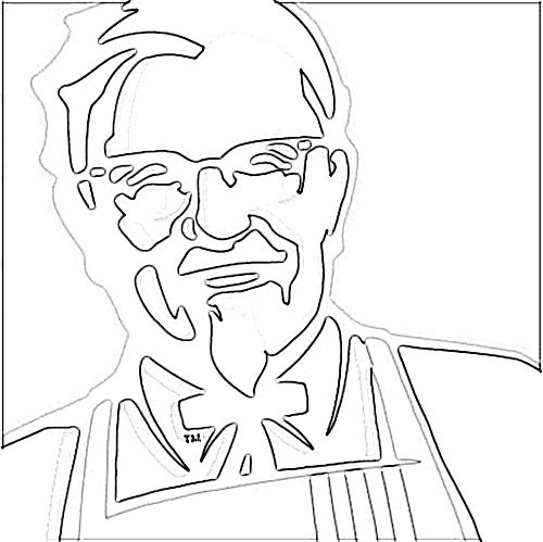 Kfc Logo Coloring Pages Coloring Pages