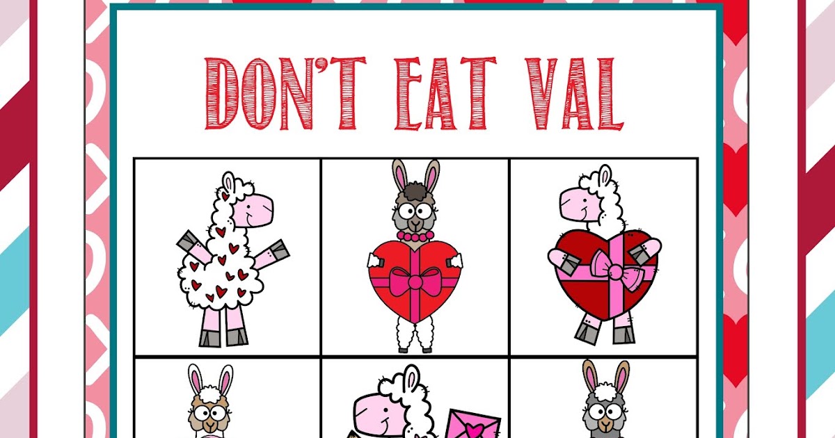 The Cozy Red Cottage: Valentine Don't Eat Pete (monsters and llamas)