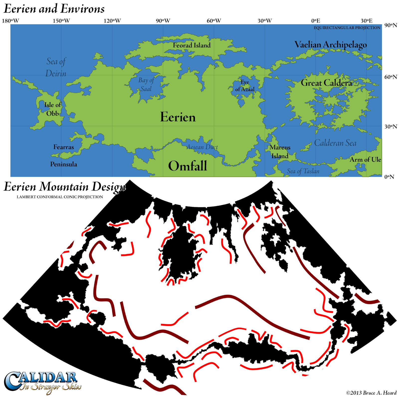 The Cartography of Thorfinn Tait: Maps of the Day 10-13: Eerien