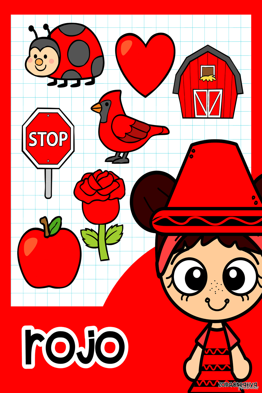 Bonitos Carteles de los Colores | Mundo de Rukkia