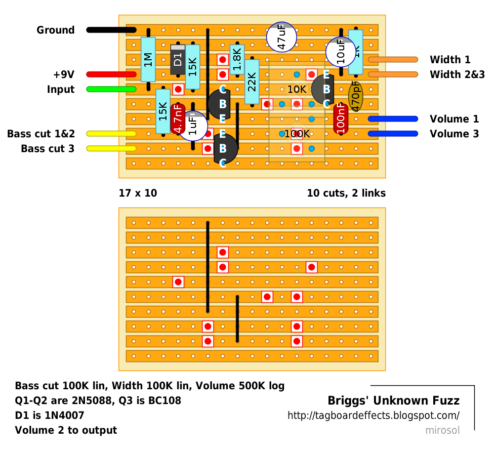 Guitar FX Layouts: Briggs' Unknown Fuzz