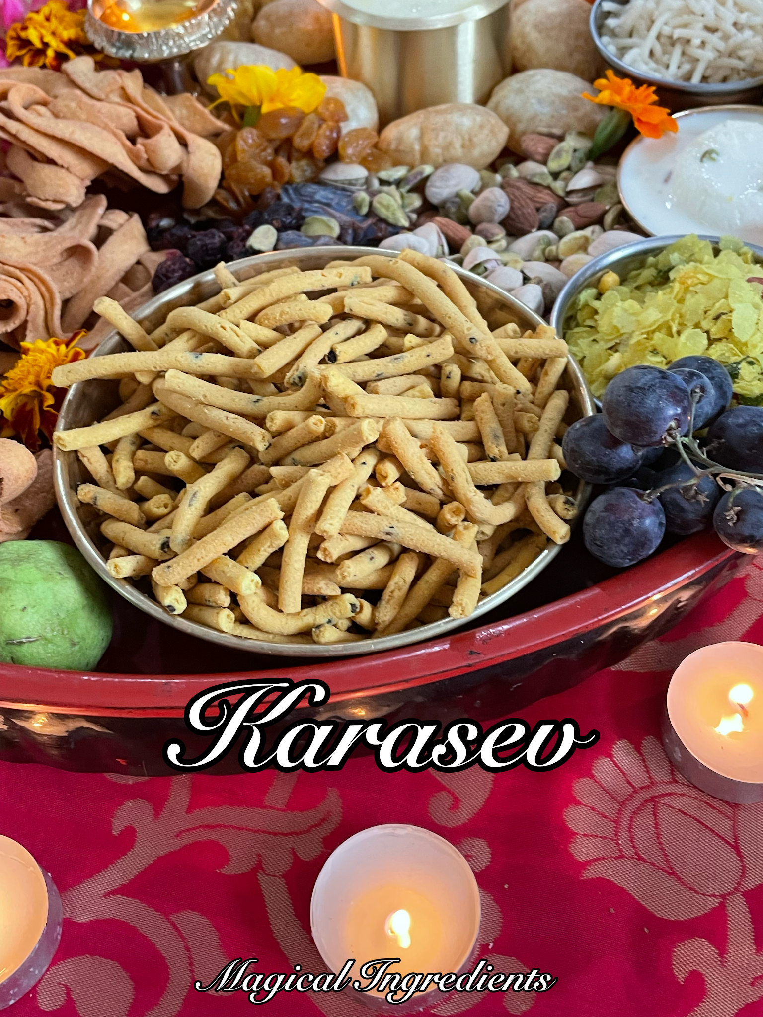 Diwali Sweets and Snacks Board - Magical Ingredients