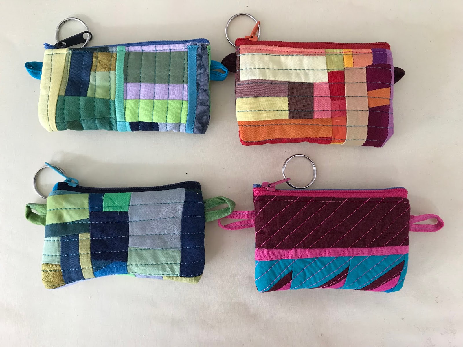 quilts und mehr: Schlüsselanhängertäschli / key chain bag