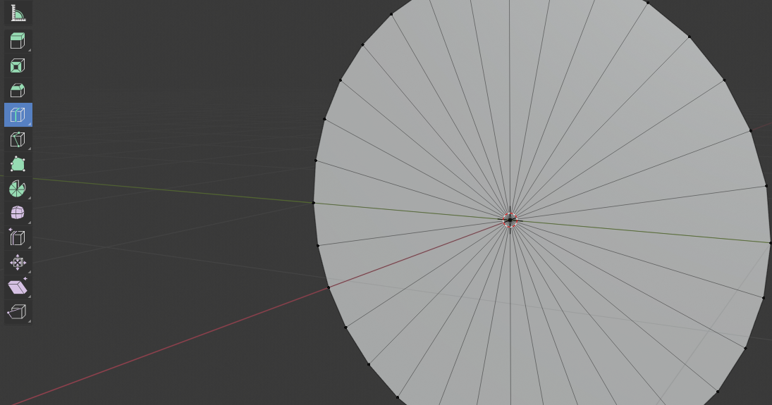 Triangle Fan Topology 에서 Loop Cut 하기