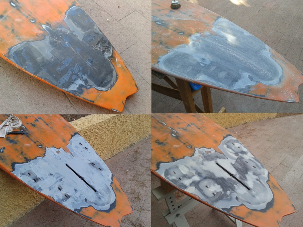 Reparación y cambio de quillas SUP 8,2