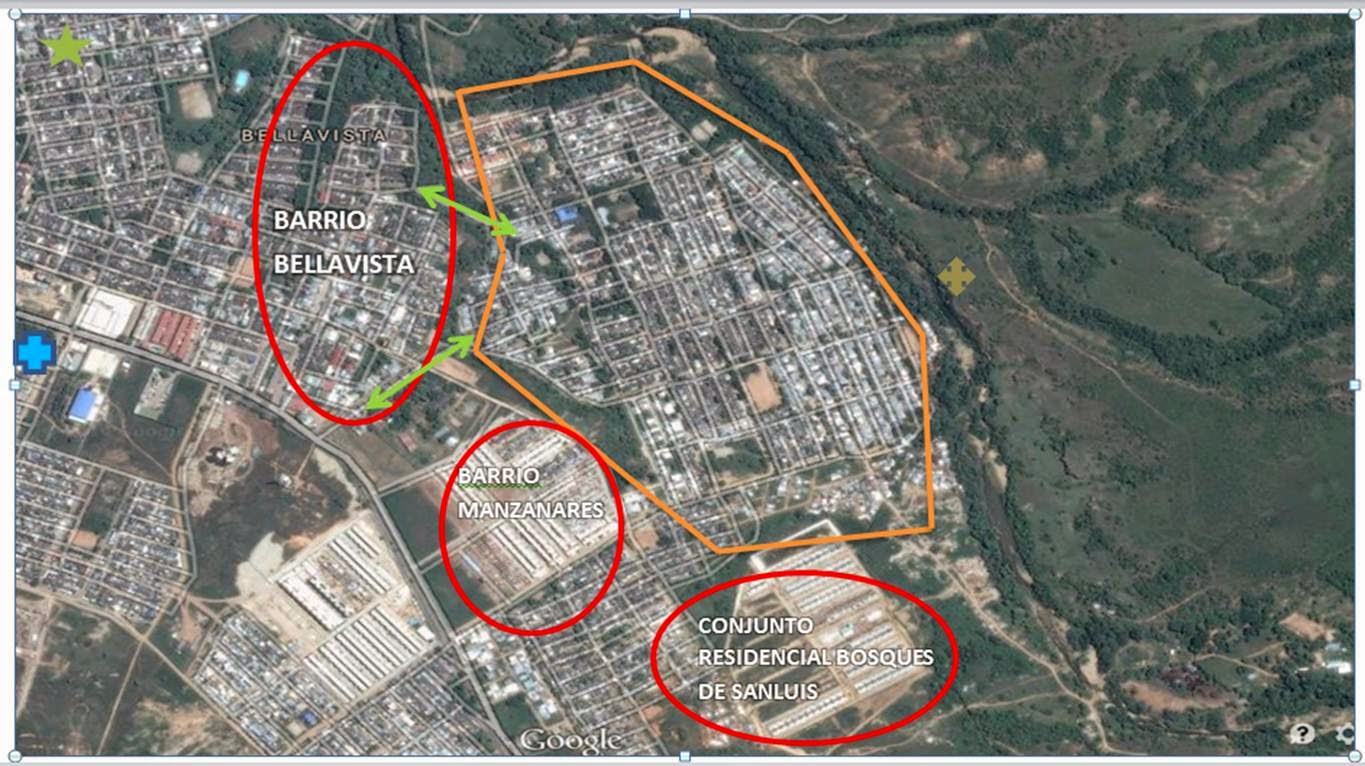 desarrollo social y contemporaneo: cartograma barrio el limonar