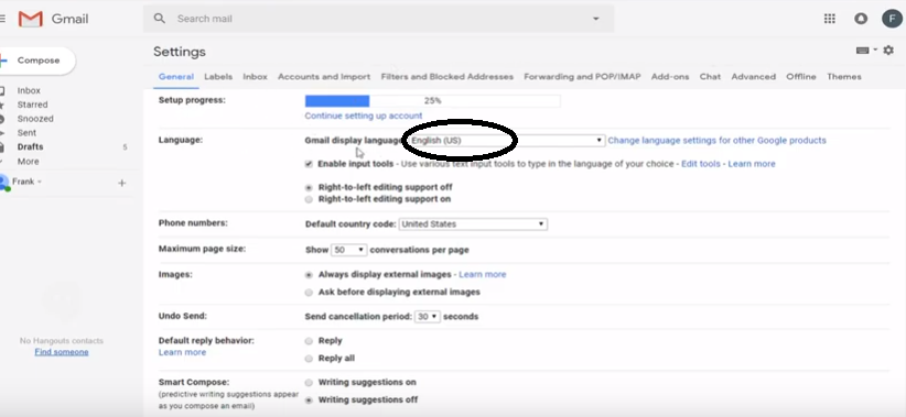 How to Change Language in Gmail in 2019