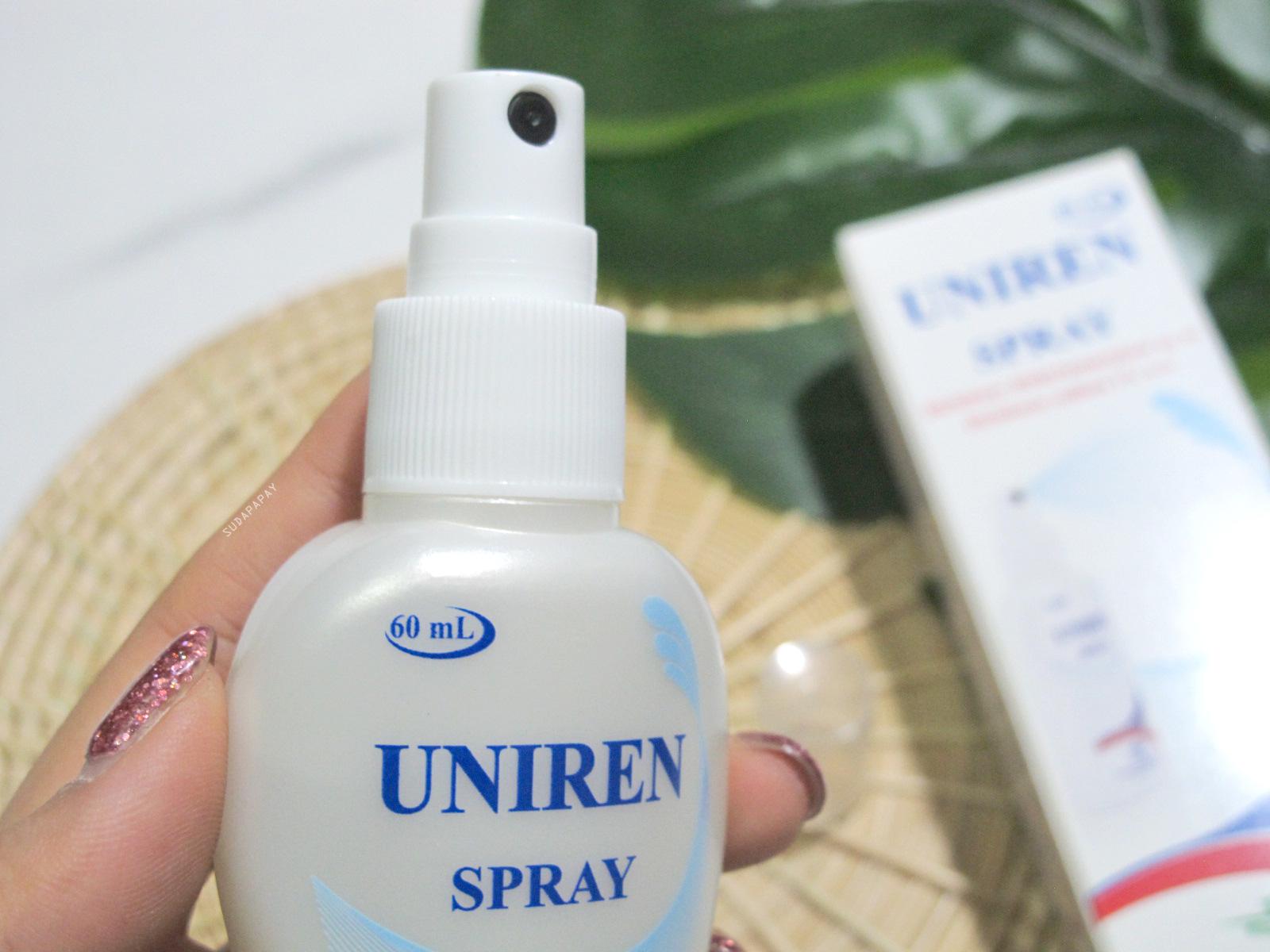 Review : Uniren spray ยูนิเรน สเปรย์บรรเทาอาการปวด | SUDAPAPAY