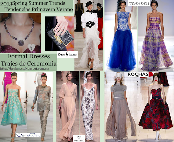 Brujaness Fashion: Formal Dresses: Spring-Summer trends/Tendencias ...